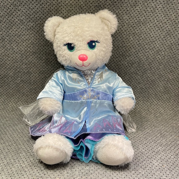 Build-A-Bear | Toys | Build A Bear Elsa Disney Frozen 2 Wht Sparkly ...